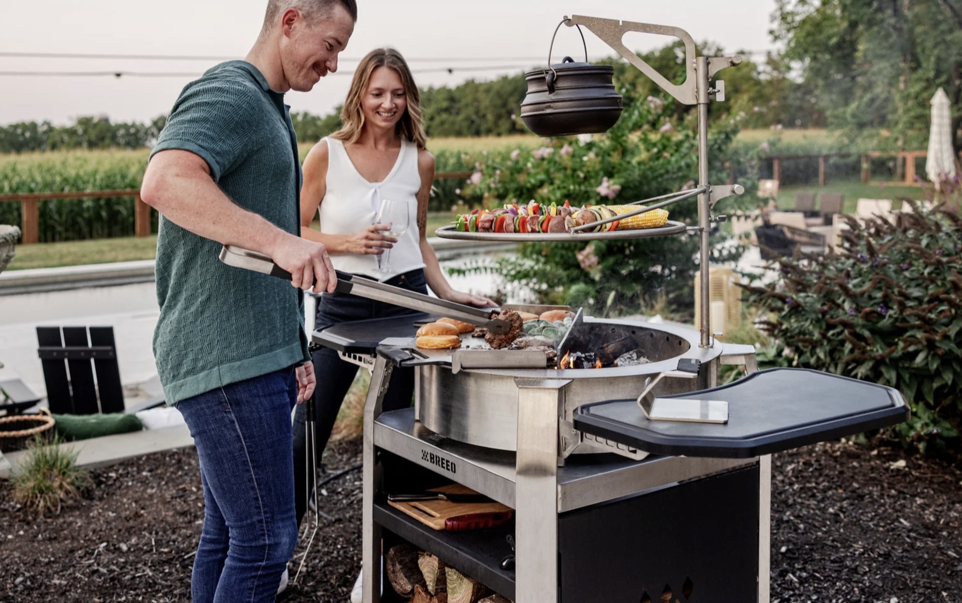 The new Breeo Live-Fire Grill will make you feel like a Yellowstone ...